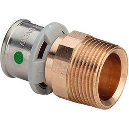 Viega Sanfix-P &Uuml;bergangsst&uuml;ck 566364 50 mm x R 1 1/4, mit SC-Contur, Rotguss