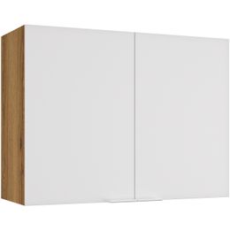 H&auml;ngeschrank GAMI, B:80cm H:60cm T:31cmeiche helvezia nachbildung, Holzwerkstoff, K&uuml;che, Schr&auml;nke, "H&auml;ngeschrank EDEN Breite 80", H&auml;ngeschrank EDEN