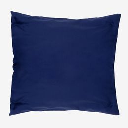 Kissenbezug WOLKENFELD, B:80cm L:80cmmarine blau, Mako-Satin, Obermaterial: 100% Polyester, Kissenbez&uuml;ge, "Mako-Satin Baumwolle Kopfkissenbezug -
