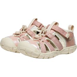 Keen Kinder Sandale "SEACAMP II CNX", Gr. 30, rosa, Synthetik, Schuhe