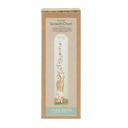 Wandtattoo Little Dutch, H:28cm, bunt, PVC, Wandtattoos, "Wachstumstabelle Fairy Garden (142x28cm)"