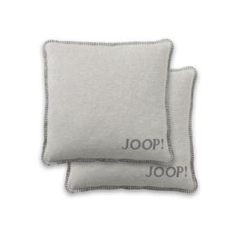 JOOP! Dekokissen JOOP, B:50cm, grau, Obermaterial: 58% Baumwolle CO. 35% Polyacryl PAN. 7% Polyester PES., Dekokissen_Sitzkissen_Kissenh&uuml;llen, "Kissenh&uuml;lle