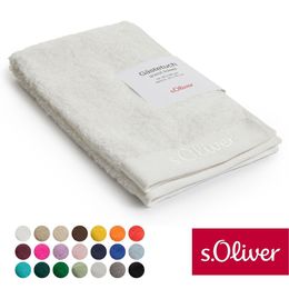 Gästehandtuch s.Oliver, B:30cm L:50cm, beige, Walkfrottier, Baumwolle, Handtücher, "s.Oliver, Premium Qualität, 600 gr/m², auch als Sets erhältlich",