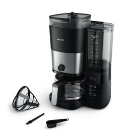 Philips Kaffeemaschine mit Mahlwerk "HD7900/50 All-in-1 Brew", 10, schwarz, Kaffeemaschinen, mit Smart Dosierung und Duo-Kaffeebohnenbehälter, inkl.