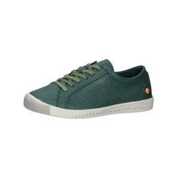 Softinos Damen Sneaker "Softinos Sneaker Leder", Gr. 36, grün, Leder, Schuhe