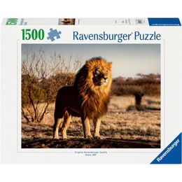 Ravensburger Kinder Puzzle "Der Löwe. Der König der Tiere", bunt, B:80cm H:60cm, Puzzles, Made in Germany