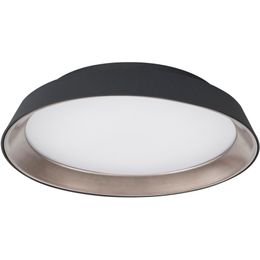 NOVA LUCE LED Deckenleuchte "VELA", 1, &Oslash; 45cm, 1 Stk., schwarz, Wohnzimmer, Leuchten