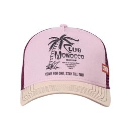 COASTAL Damen Trucker Cap "Coastal HFT Club Marocco"lightpink, sand, rot, 60% Baumwolle, 40% Polyester, Caps