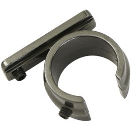 Verbinder Gardinia, B:2cm L:4cm, grau, Gardinenstangenhalterungen, "Ring-Adapter f&uuml;r Universaltr&auml;ger", Serie Einzelprogramm Chicago &Oslash; 20 mm