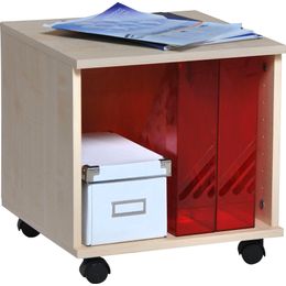 Rollcontainer, B:40cm H:41cm T:40cm, beige, VOGL MÖBELFABRIK, Spanplatte, Büro, Rollwagen, "Barrie, Bürocontainer, Nachtschrank", Ausführungen
