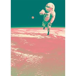 Komar Vliestapete "Digitaldruck Vlies - Spacewalk - Gr&ouml;&szlig;e 200 x 280 cm", B/L: 200mm x 280mm, Rollen:, bunt, Wohnzimmer, Tapeten, Kinderzimmer