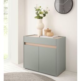 Kommode Inosign, B:80cm H:70cm T:40cm, gr&uuml;n, FSC-zertifizierter Holzwerkstoff, Flur, Sideboards, "GiRON/CiTY, Schrank in vier Farben, modernes