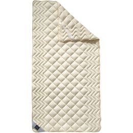 Matratzenauflage Billerbeck, B:90cm L:200cm, beige, Bezug (oben): 100% Baumwolle. Bezug (unten): 100% Baumwolle. F&uuml;llung: 100% Schurwolle,