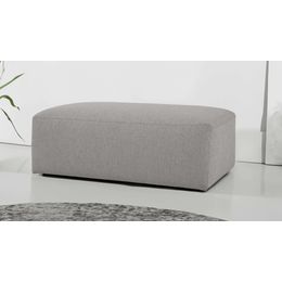 Polsterhocker OTTO HOME, B:114cm H:44cm T:61cm, grau, 62% Polypropylen, 32% Polyester, Hocker, "Koa Pouf, Webstoff, Cord, Struktur, Chenille",