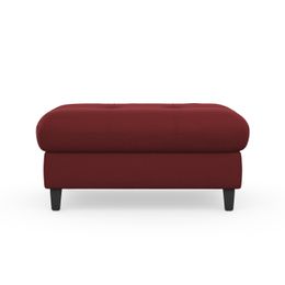 Sit & More Hocker SIT & MORE, B:102cm H:43cm T:67cm, rot, 100% Polyester, Wohnzimmer, Hocker, "Marano", mit Stauraum