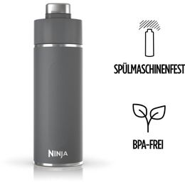 Ninja Isolierflasche "Ninja Thirsti Reiseflasche &ndash; 530 ml DW1801EUU / 700 ml DW2401EUU", 530ml, grau, Trinkflaschen, Getr&auml;nke bleiben 24 Stunden