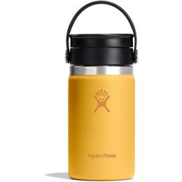 Hydro Flask Thermobecher "12 Oz Wide Flex SIP Lid", Ø 5,7cm x 16,2cm, 355ml, 1 Stk., gelb, Trinkgefäße, Hochwertiger 18/8 Edelstahl
