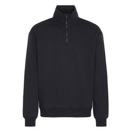 Blend Herren Troyer "Longsweatshirt BHJUSTIN"schwarz, Gr. XL, Obermaterial: 60% Baumwolle CO. 40% Polyester PES., Pullover