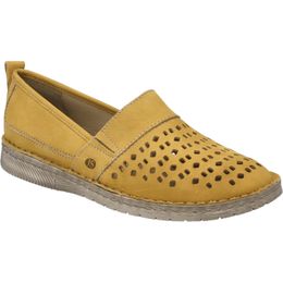 Josef Seibel Damen Slipper "Sofie 27, gelb", Gr. 37, gelb, Obermaterial: 100% Rindsleder Leather cow., Schuhe