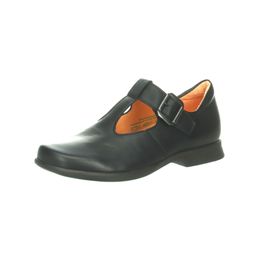 Think! THINK Damen Riemchenballerina "Think Ballerinas Nappaleder", Gr. 40,5, schwarz, Nappaleder, Schuhe