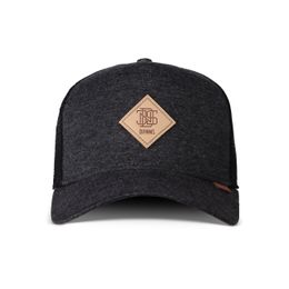 Djinns Trucker Cap "Djinns Djinns HFT Jersey Patch Trucker Cap"charcoal heather, schwarz, 60% Baumwolle, 40% Polyester, Caps