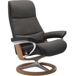 stressless "View" mit Signature Base, Gr&ouml;&szlig;e S,Gestell Eiche
