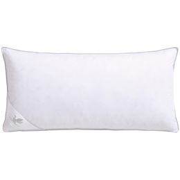Federkissen Otto Keller, B:40cm L:80cm, wei&szlig;, Bezug: 100% Baumwolle. F&uuml;llung: 70% Federn, 30% Daunen, Kopfkissen, "Kissen Star aus Federn und