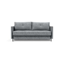 Schlafsofa, B:174cm H:77cm T:103cm, grau, INNOVATION LIVING , Jugendzimmer, Sofas, "Cubed Klappsofa, hochwertige Schlaffunktion, Design und extra