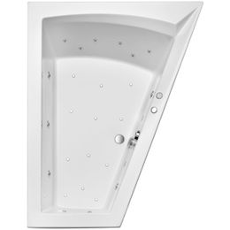 Whirlpool-Badewanne Ottofond, B:135cm L:175cm, wei&szlig;, Sanit&auml;racryl, Badewannen, "Galia II Mod. A", 175x135 cm