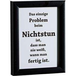 Bild CREATIV HOME, B:18cm H:24cm T:3cm, schwarz, Holz, Papier, Wohnzimmer, Bilder, "Lyrics2"