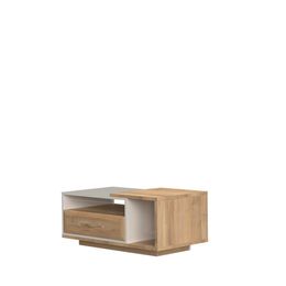 Couchtisch Home Affaire, B:117cm H:47cm T:60cm, beige, Wohnzimmer, Tische, "Gala", Tischplatte in Beigeton UV-lackiert kratzfest, hochgl&auml;nzend