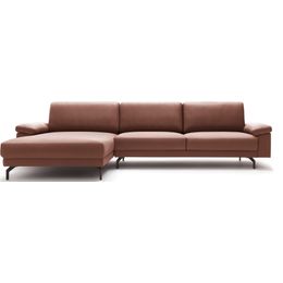 Ecksofa, B:274cm H:95cm T:178cm, braun, CREATION BY ROLF BENZ, Wohnzimmer, Sofas, "CR.450 elegantes Designsofa mit hohem Sitzkomfort"