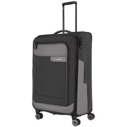 Travelite Damen Weichgep&auml;ck-Trolley "VIIA, verschiedene Gr&ouml;&szlig;en und Farben", grau, Polyester, mehrfarbig, Koffer, Reisegep&auml;ck Trolley Koffer