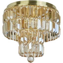 Searchlight Deckenleuchte "Empire 4Lt Flush", 4, &Oslash; 34cm H: 33cm, 1 Stk., gold, Badezimmer, Leuchten