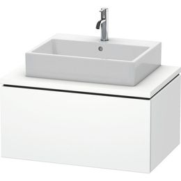 Duravit L-Cube Waschtisch-Unterschrank LC581201818 82 x 54,7 cm, wei&szlig; matt, f&uuml;r Konsole, 1Auszug
