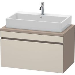Duravit DuraStyle Waschtisch-Unterschrank DS531309143 90 x 54,8 cm, taupe/basalt matt, f&uuml;r Konsole, 1 Auszug