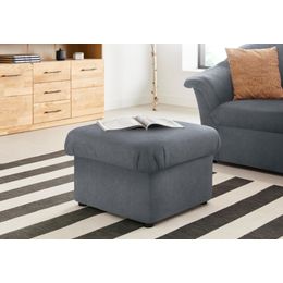 Hocker DOMO collection, B:60cm H:39cm T:60cm, grau, 95% Polyester, 5% Nylon, Wohnzimmer, Hocker, "Pegnitz"