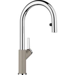 Blanco CARENA-S Vario K&uuml;chenarmatur 521376 SILGRANIT-Look tartufo/chrom