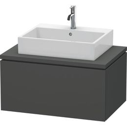 Duravit L-Cube Waschtisch-Unterschrank LC581204949 82 x 54,7 cm, graphit matt, f&uuml;r Konsole, 1Auszug