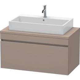 Duravit DuraStyle Waschtisch-Unterschrank DS531404343 100 x 54,8 cm, basalt matt, f&uuml;r Konsole, 1 Auszug