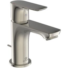 Ideal Standard Connect Air Waschtischarmatur A7014GN 5 l/min, Ausladung 90mm, mit Ablaufgarnitur, silver storm