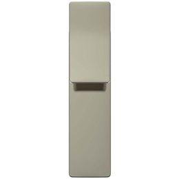 Ideal Standard Conca Waschtischarmatur BC758GN mit verl&auml;ngertem Sockel, ohne Ablaufgarnitur, Ausladung 150mm, Silver Storm
