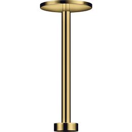 Hansgrohe Axor One Deckenanschluss 48496990 300mm, f&uuml;r Kopfbrause 280 2jet, polished gold optic