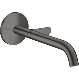 Hansgrohe Axor One Fertigmontageset 48112340 Unterputz-Waschtischarmatur, mit Auslauf 220mm, brushed black chrome