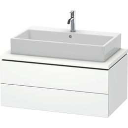 Duravit L-Cube Waschtisch-Unterschrank LC581801818 92 x 54,7 cm, wei&szlig; matt, f&uuml;r Konsole, 2 Schubk&auml;sten