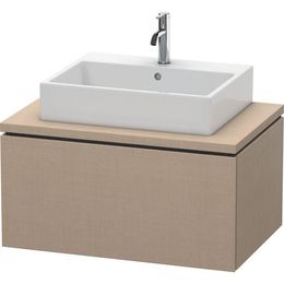 Duravit L-Cube Waschtisch-Unterschrank LC581207575 82 x 54,7 cm, leinen, f&uuml;r Konsole, 1Auszug