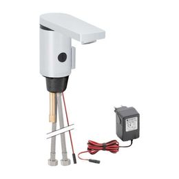 Geberit Typ 186 Waschtischarmatur 116156211 chrom, mit Mischer und Hebel, Netzbetrieb