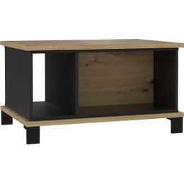 Couchtisch FORTE, B:80cm H:44,6cm T:55cm, schwarz, Wohnzimmer, Tische, "Duro"