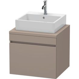 Duravit DuraStyle Waschtisch-Unterschrank DS531004343 60 x 54,8 cm, basalt matt, f&uuml;r Konsole, 1 Auszug