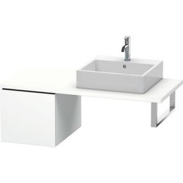 Duravit L-Cube Unterschrank LC583101818 42 x 54,7 cm, wei&szlig; matt, f&uuml;r Konsole, 1 Auszug